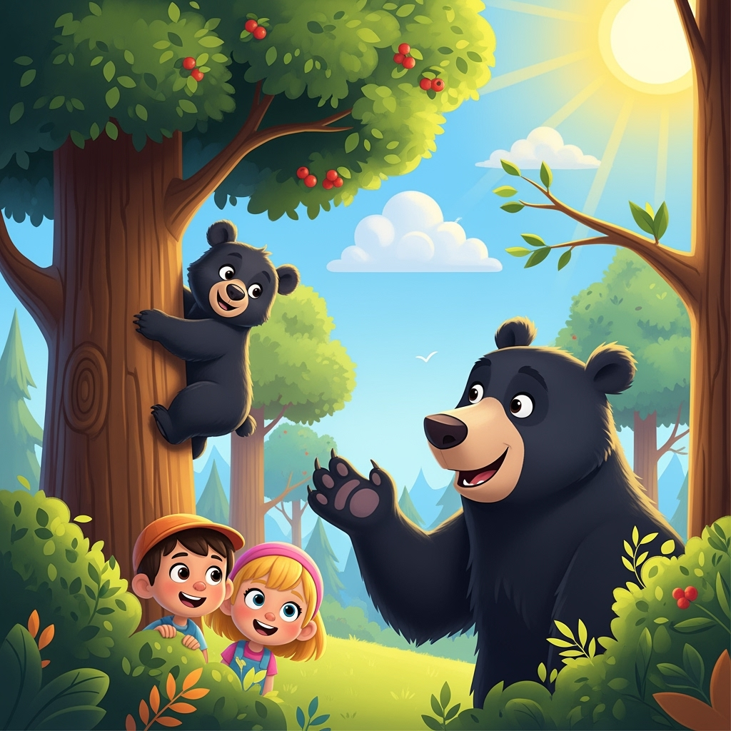 Why Do Bears Climb Trees? | Let's Ask! | Little Thinkers!